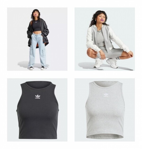아디다스 ADIDAS 에센셜 립 탱크 탑 IJ8251 IJ8261 - 오픈마켓 우리들쇼핑
